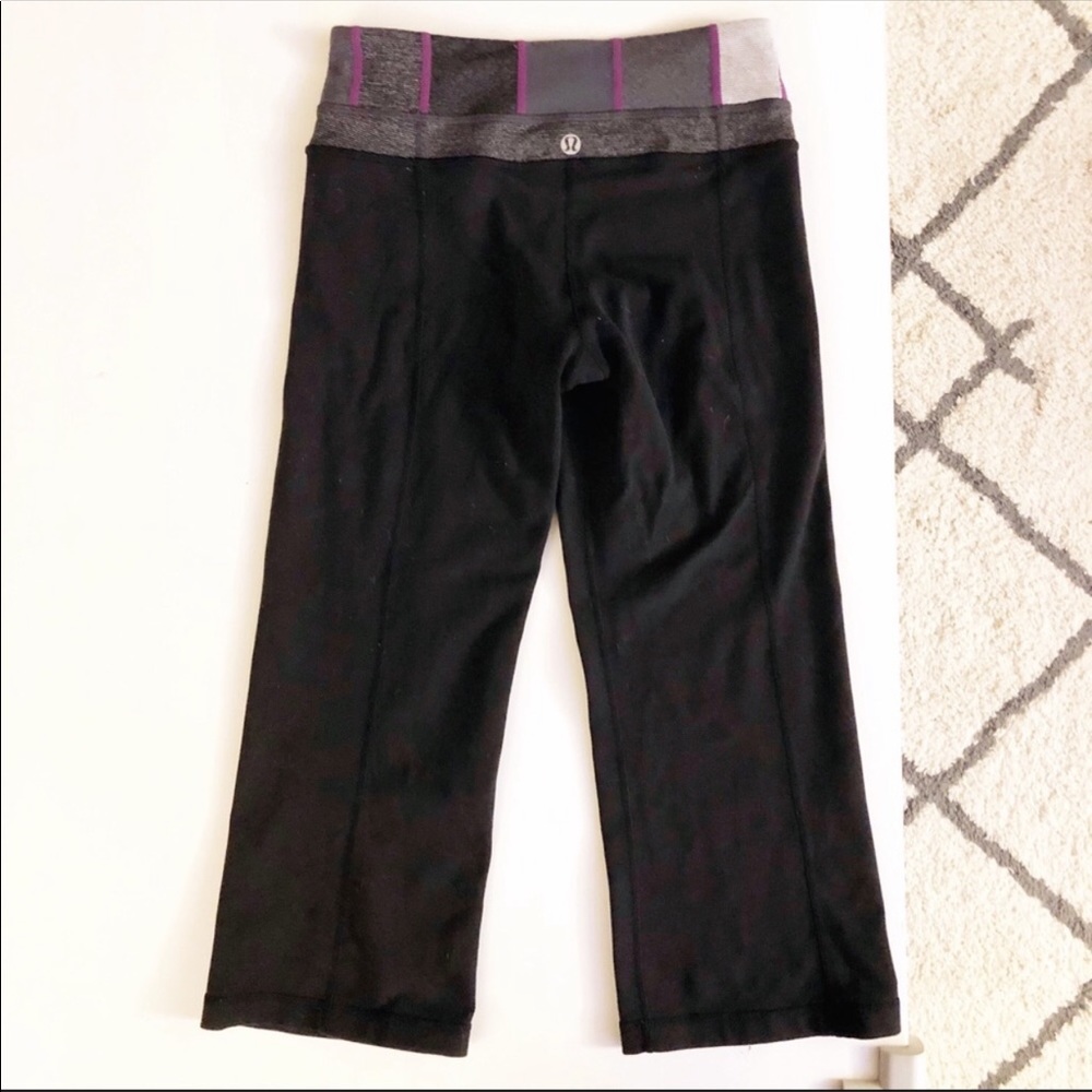 Lululemon Reversible Groove Crop Workout Pants 2 - Gem